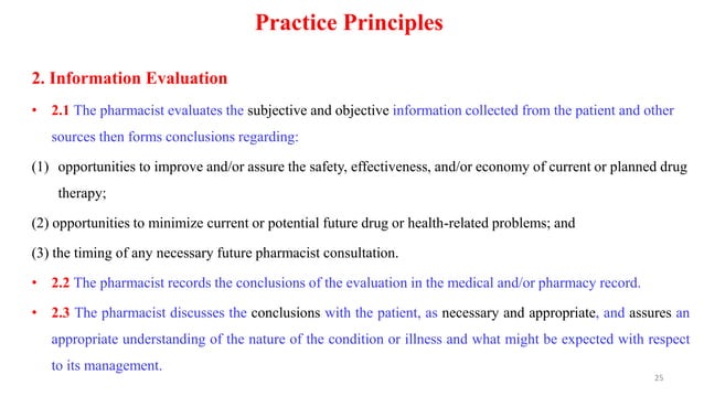 Pharmaceutical Care -Definition and Principles (1).ppt | Pharmaceutical ...