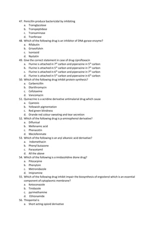Pharmaceutical chemistry 11 | PDF