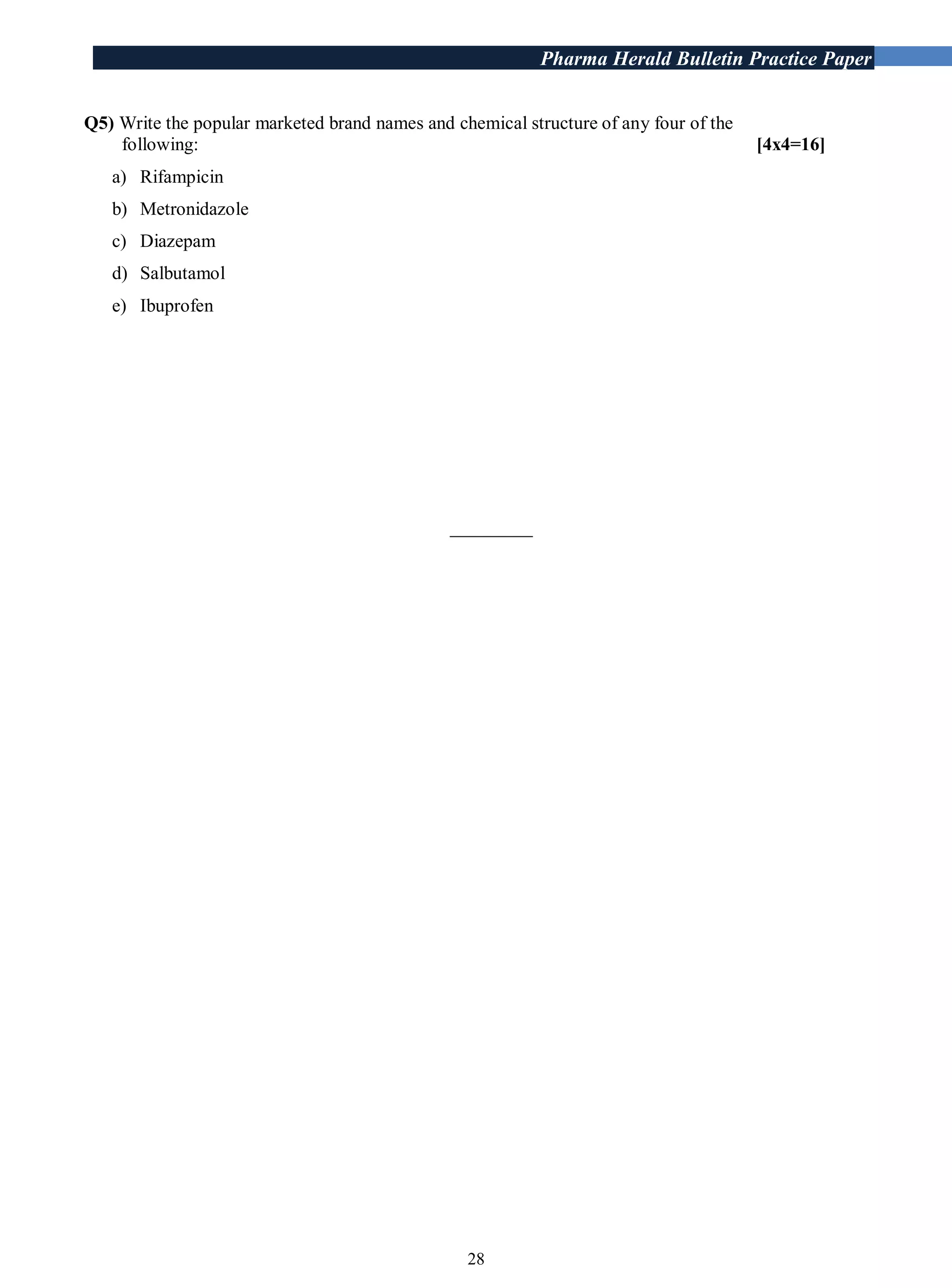 Pharmaceutical chemistry papers series book | PDF | Pharmaceutical ...