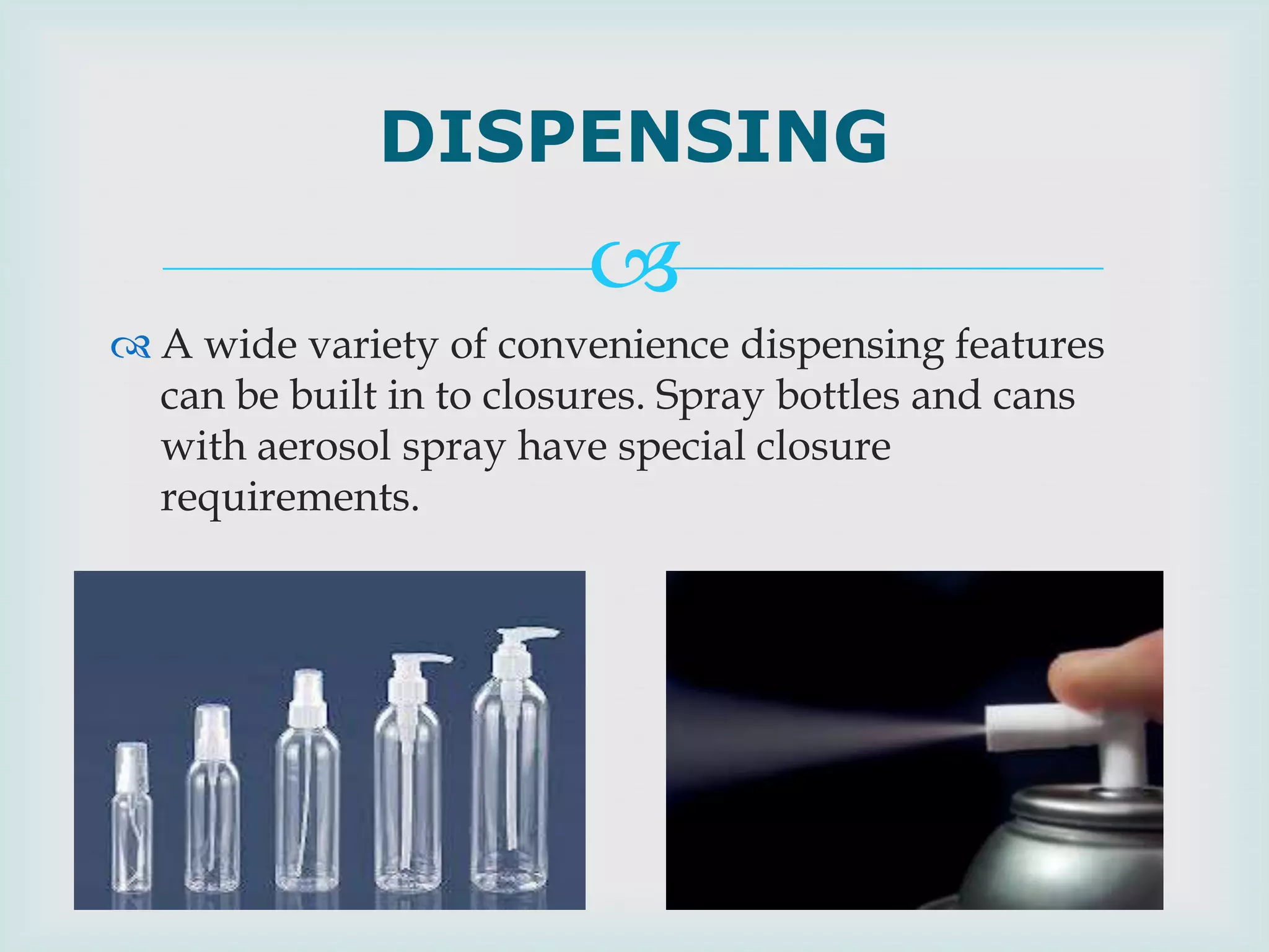 Pharmaceutical closures | PPTX