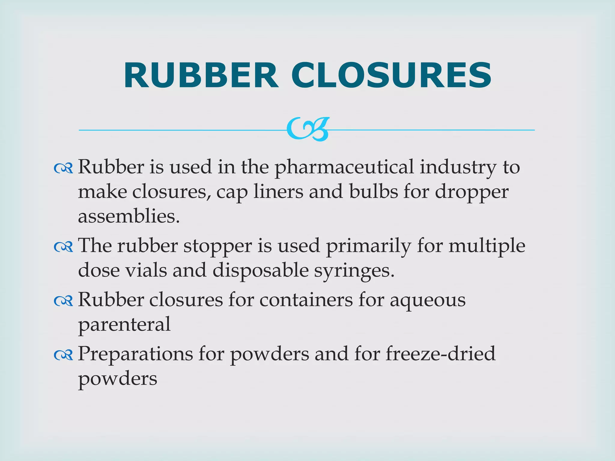 Pharmaceutical closures | PPTX