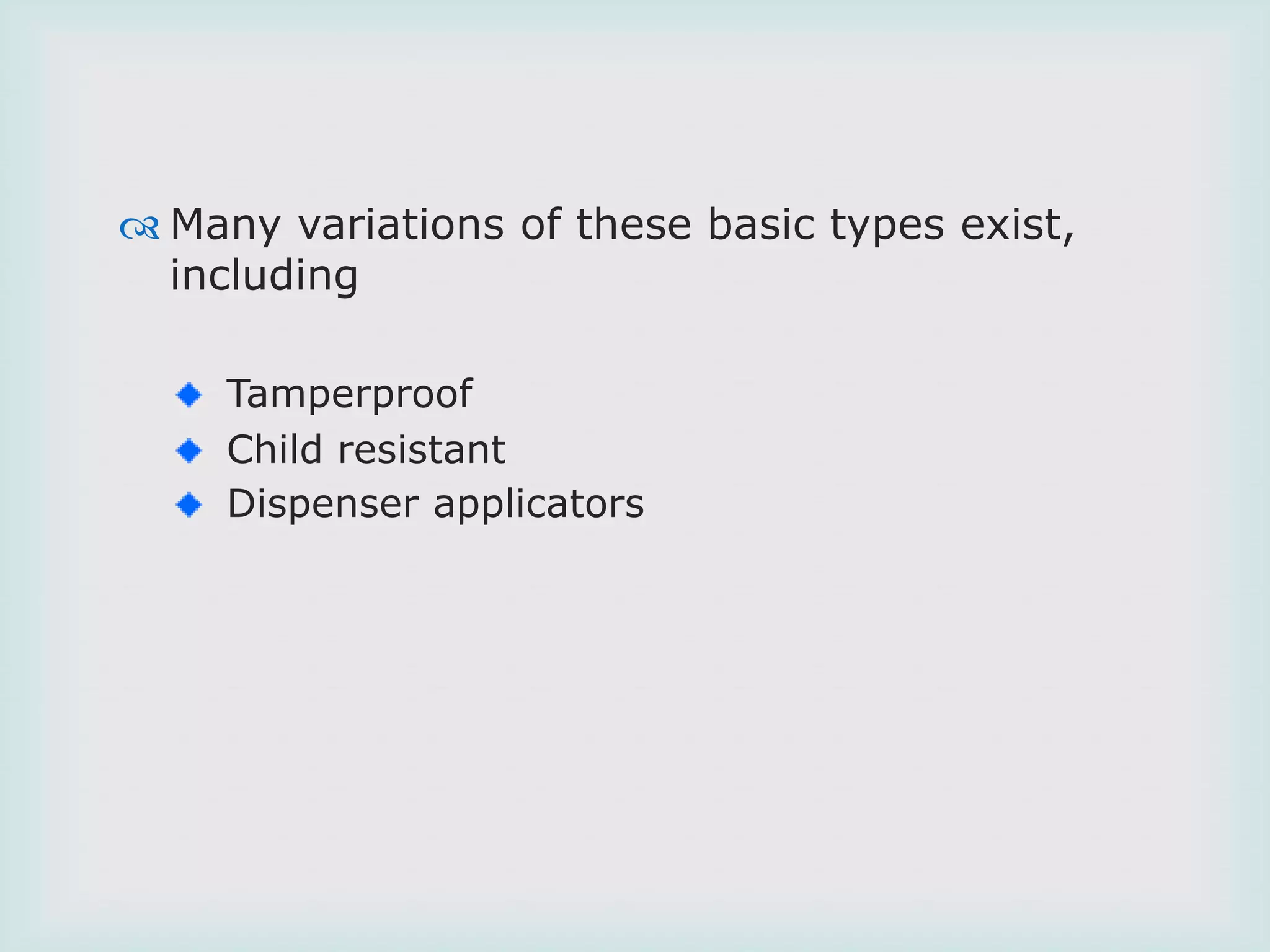 Pharmaceutical closures | PPTX