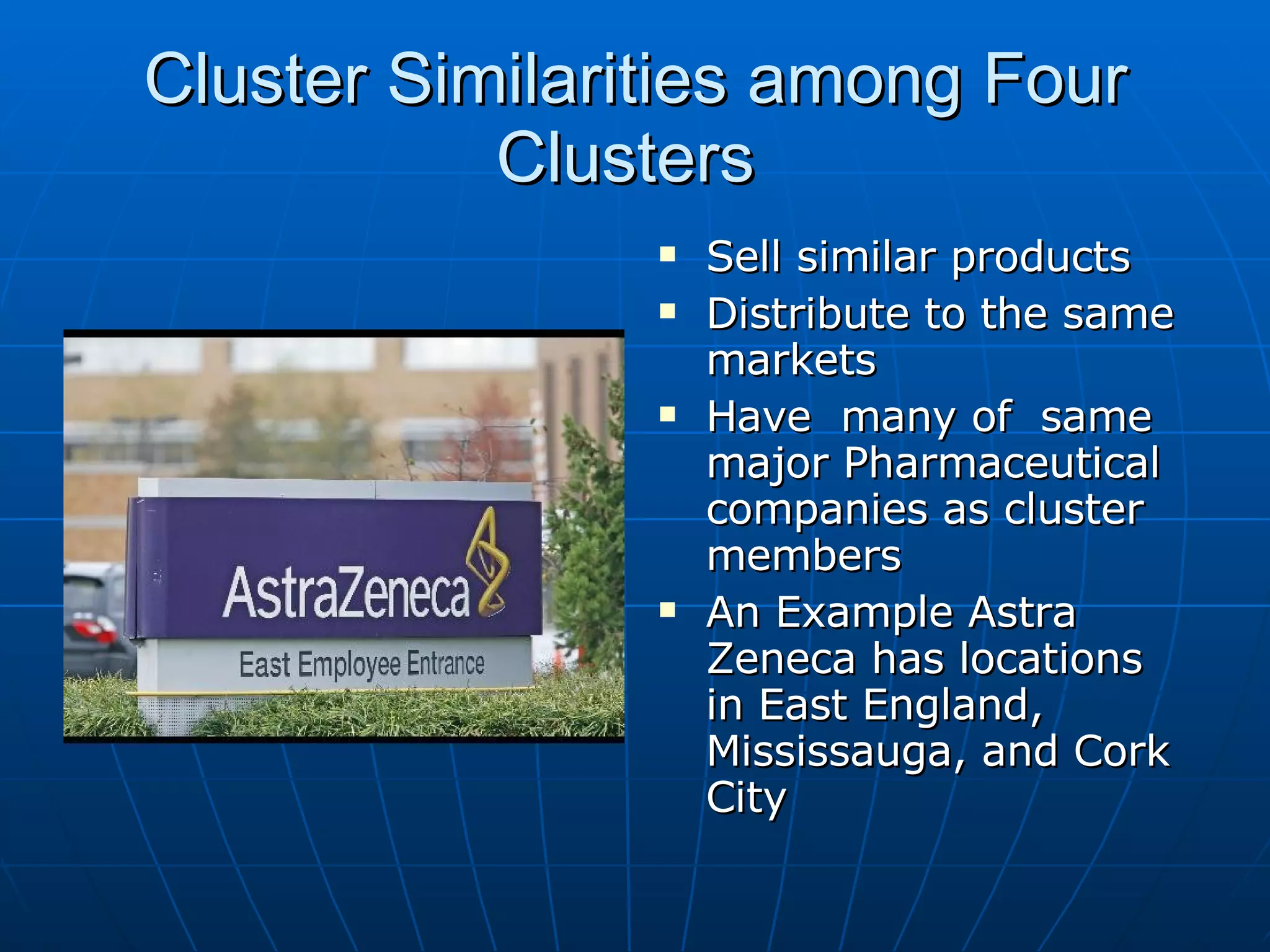 Pharmaceutical Clusters | PPT