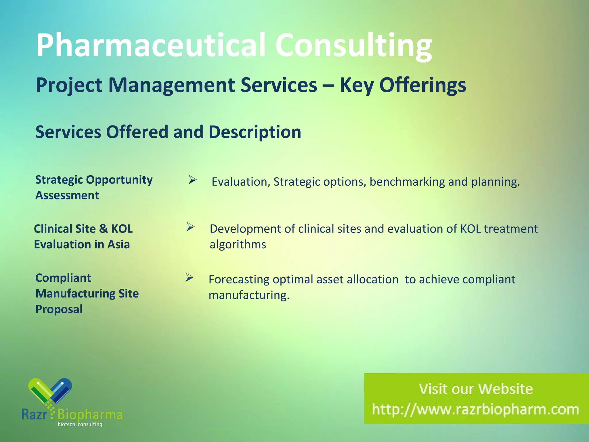Pharmaceutical Consulting India | PPT