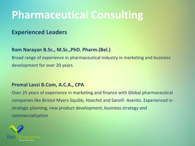 Pharmaceutical Consulting India | PPT | Pharmaceutical Industry ...