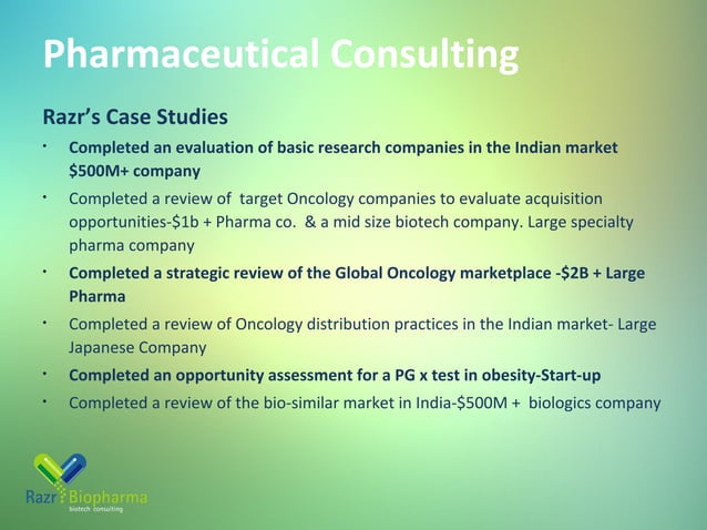 Pharmaceutical Consulting India | PPT | Pharmaceutical Industry ...