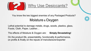 Pharmaceutical desiccants | PPTX