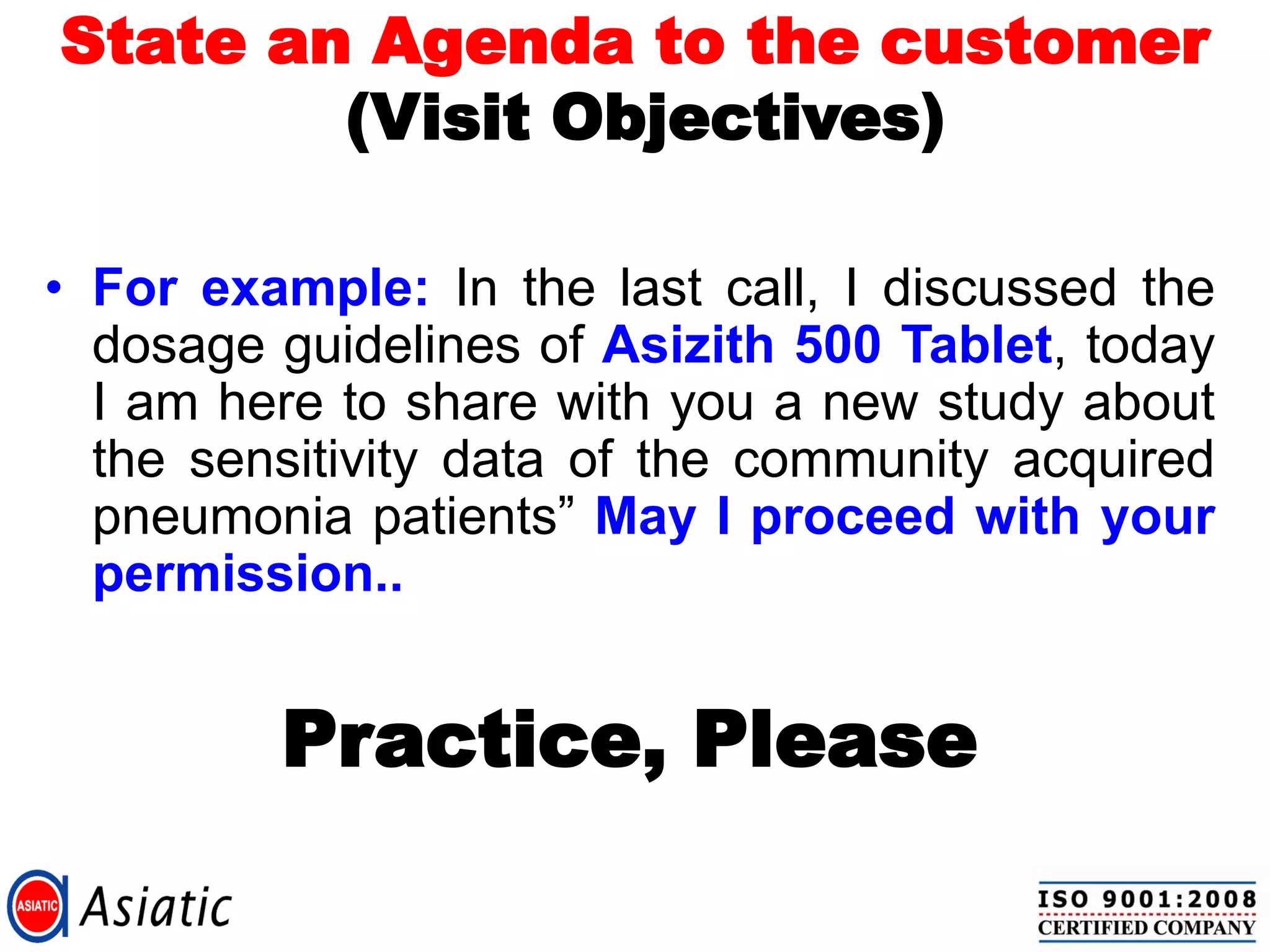 Pharmaceutical detailing and relationship selling skill training | PDF