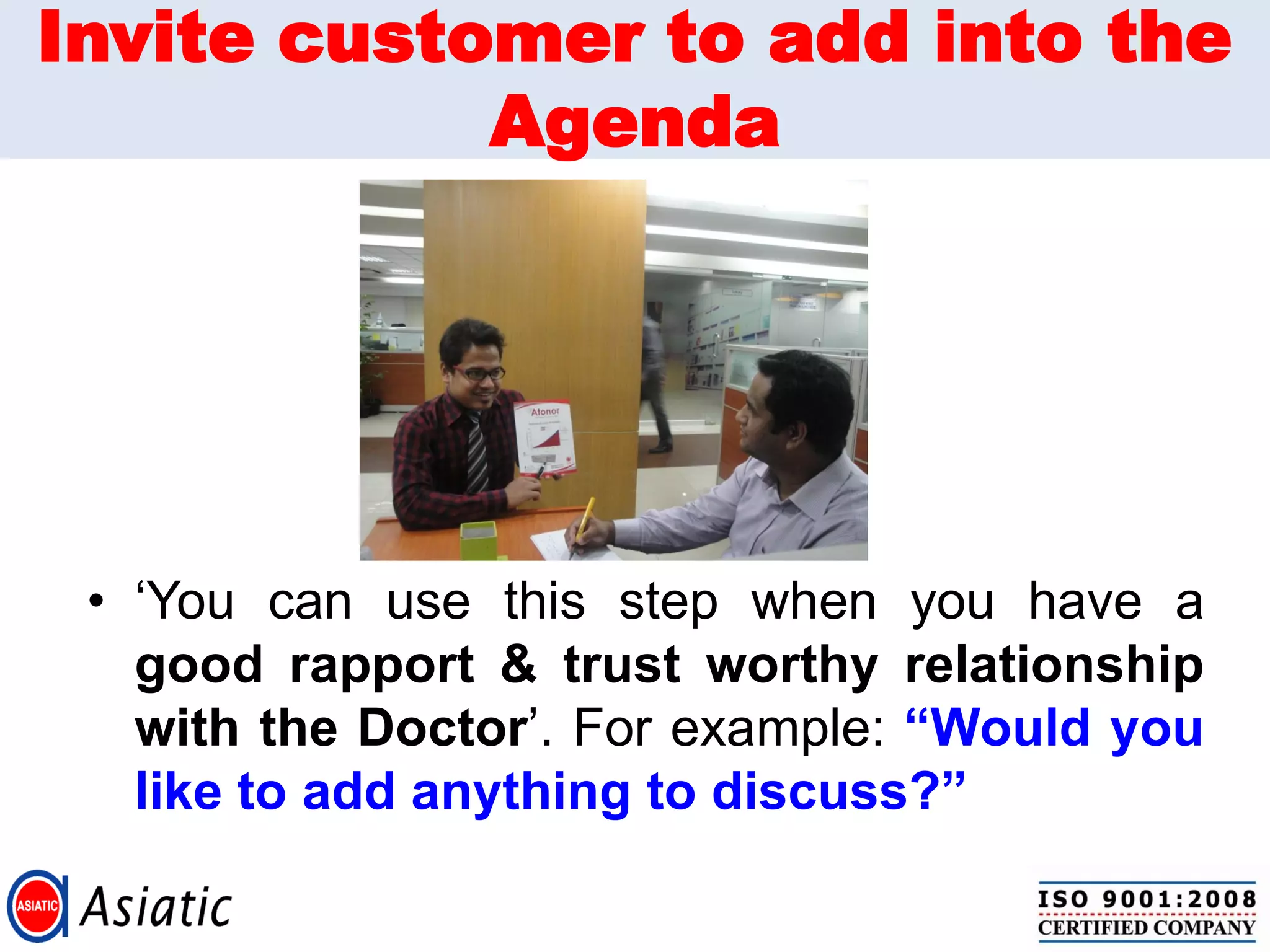 Pharmaceutical detailing and relationship selling skill training | PDF