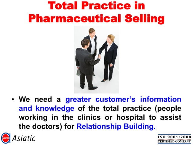 Pharmaceutical detailing and relationship selling skill training | PDF