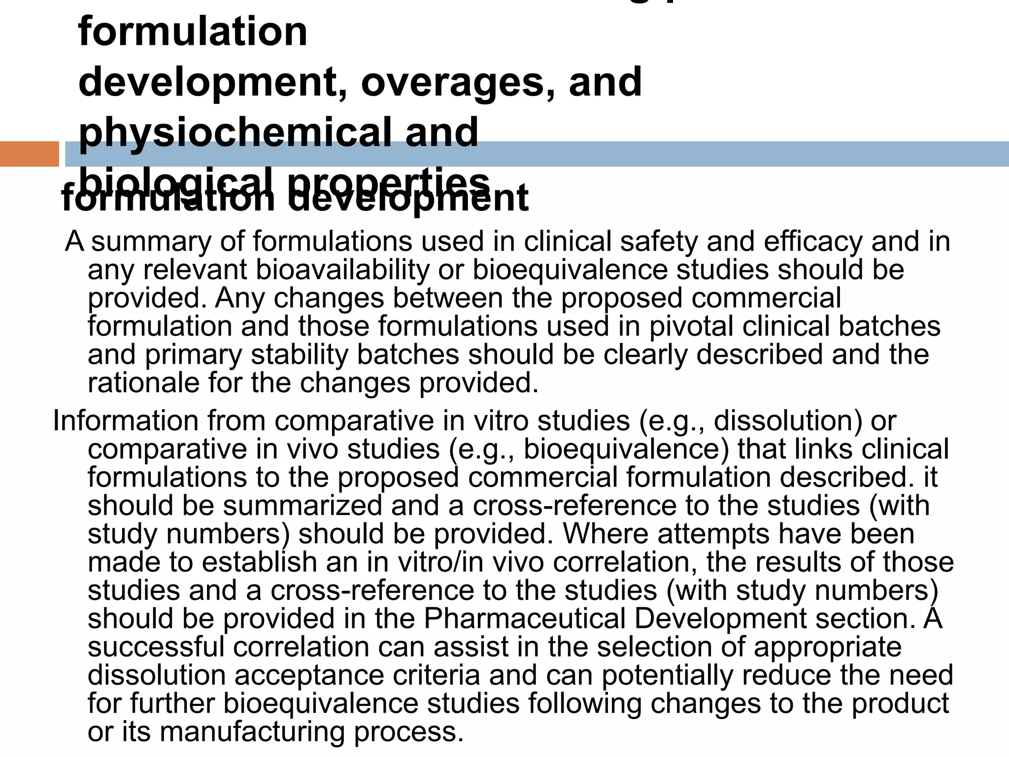 Pharmaceutical development report (pdr) | PPTX