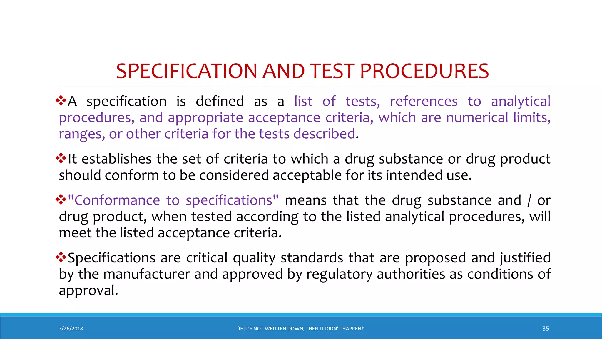 Pharmaceutical documentation | PPTX
