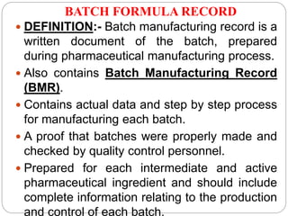 Pharmaceutical Documentation | PPT