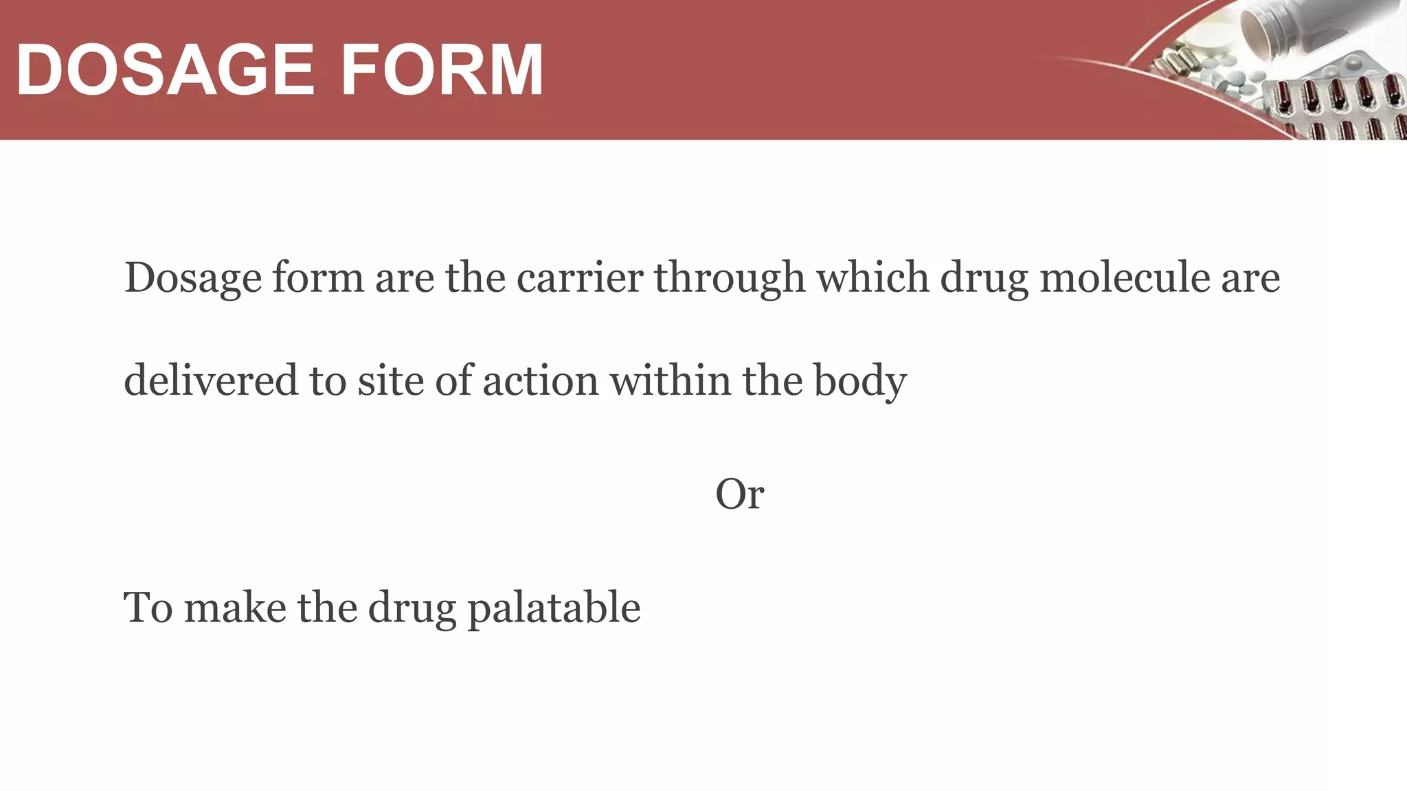 Pharmaceutical dosage form concept and classification | PDF