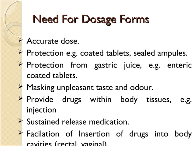 Pharmaceutical dosage form BY ABARAJITHA&MUTHUKUMAR KMCH COP | PPT