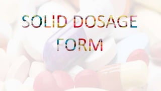 Pharmaceutical Dosage Forms - Classification | PPTX