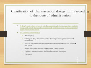 Pharmaceutical Dosage Forms.ppt for pharmacy students | PPT
