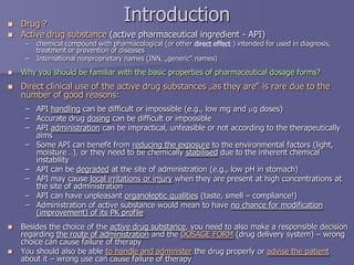 Pharmaceutical dosage forms and drug delivery systems | PPT