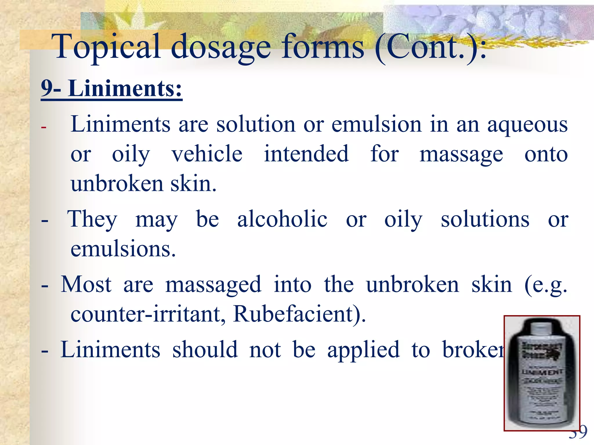 Pharmaceutical drug and dosage forms | PPT