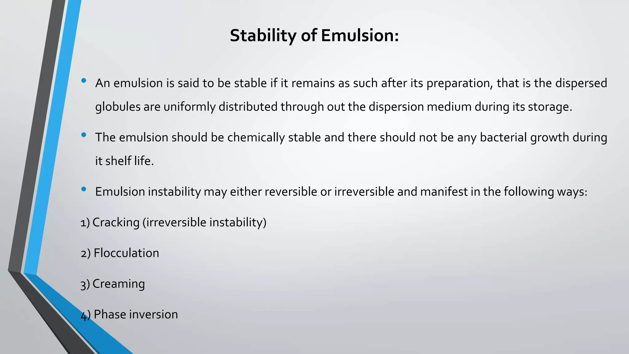Pharmaceutical emulsion | PPTX