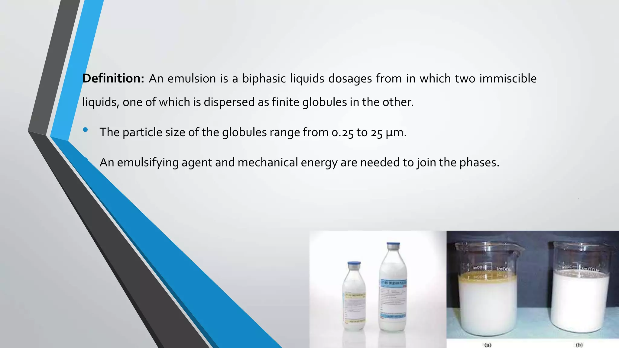 Pharmaceutical emulsion | PPTX