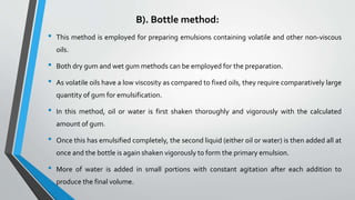 Pharmaceutical emulsion | PPTX