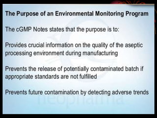 Pharmaceutical environment monitoring | PPT