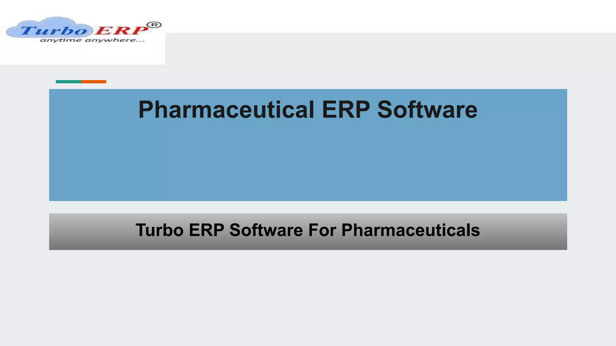 Pharmaceutical erp software | PDF