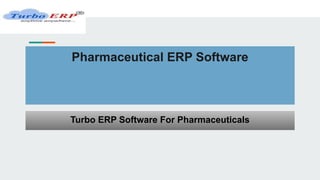 Pharmaceutical erp software | PDF