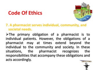 Pharmaceutical ethics | PPTX