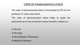 Pharmaceutical ethics | PDF
