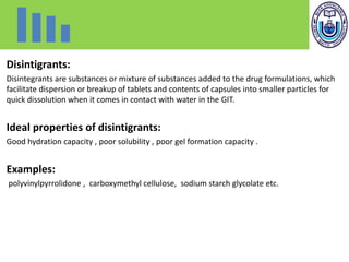Pharmaceutical excipients | PPT