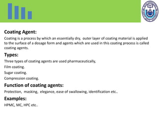 Pharmaceutical excipients | PPTX