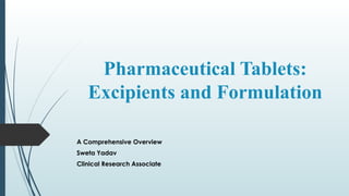 Pharmaceutical Excipients and Formulation.pptx
