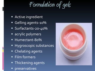 Formulations of pharmaceuticals and cosmetics ppt 1 | PPT