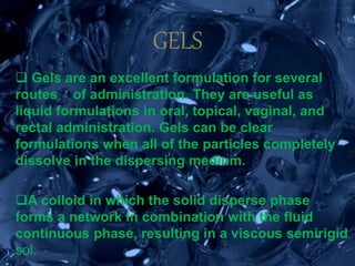 Pharmaceutical gel | PPTX