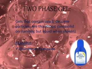 Pharmaceutical gel | PPTX