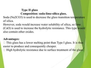 Pharmaceutical glass | PDF