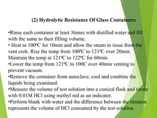 Pharmaceutical glass | PDF