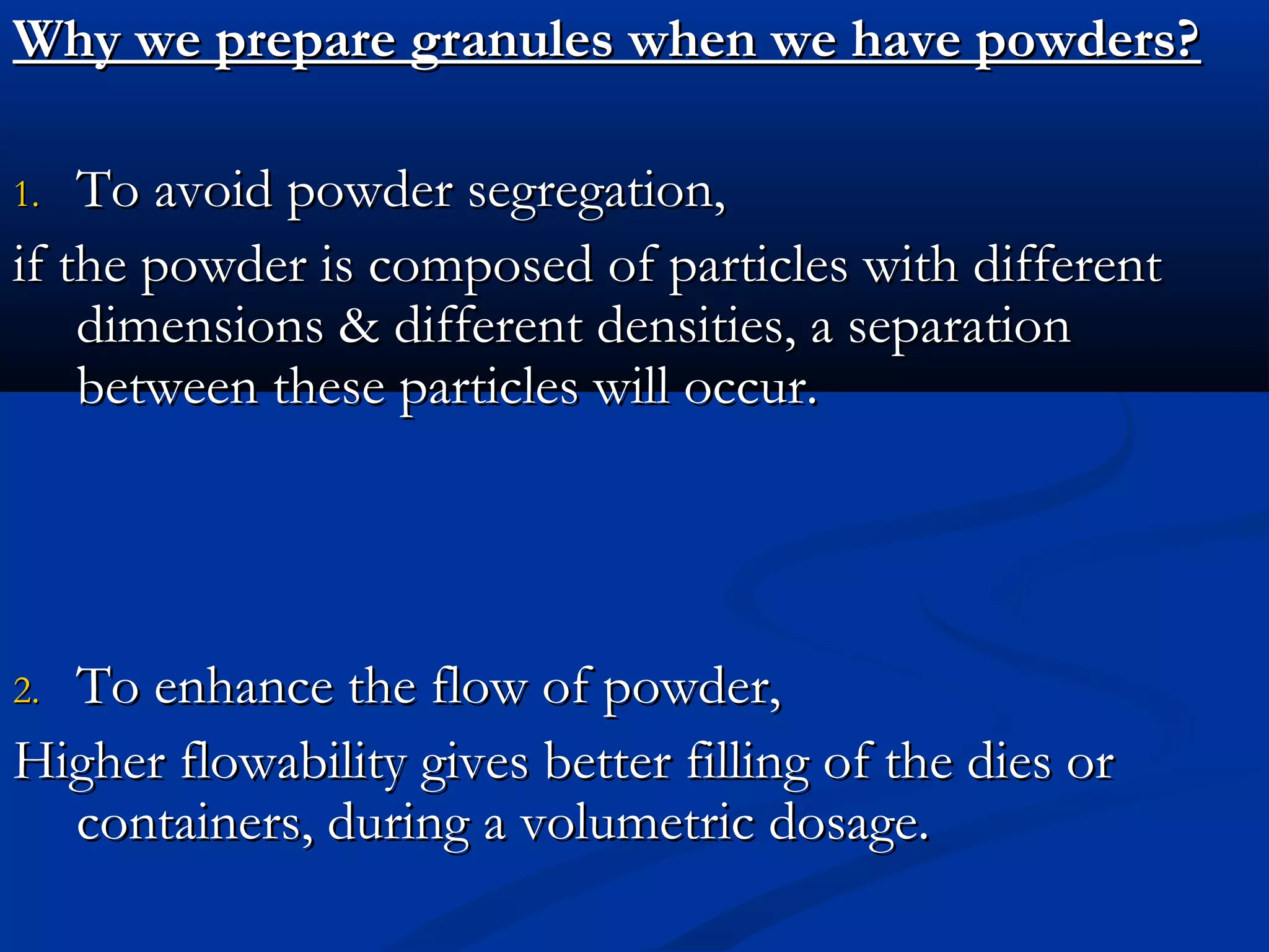 Pharmaceutical granules | PPT