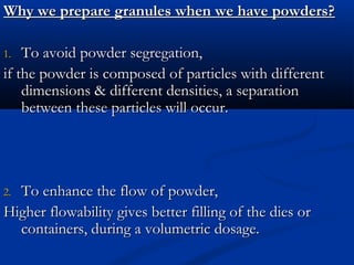 Pharmaceutical granules | PPT