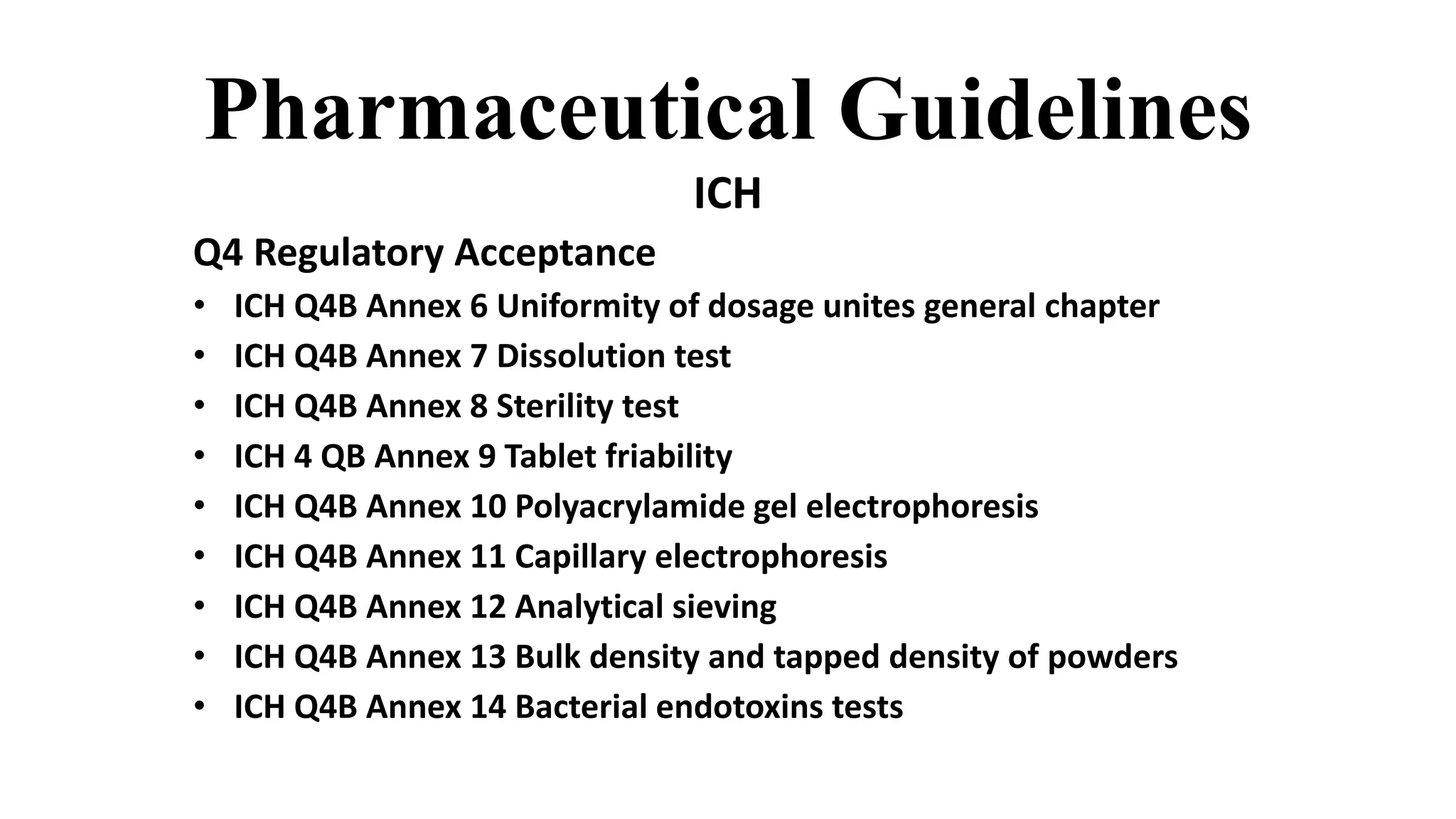 Pharmaceutical Guidelines | PPTX