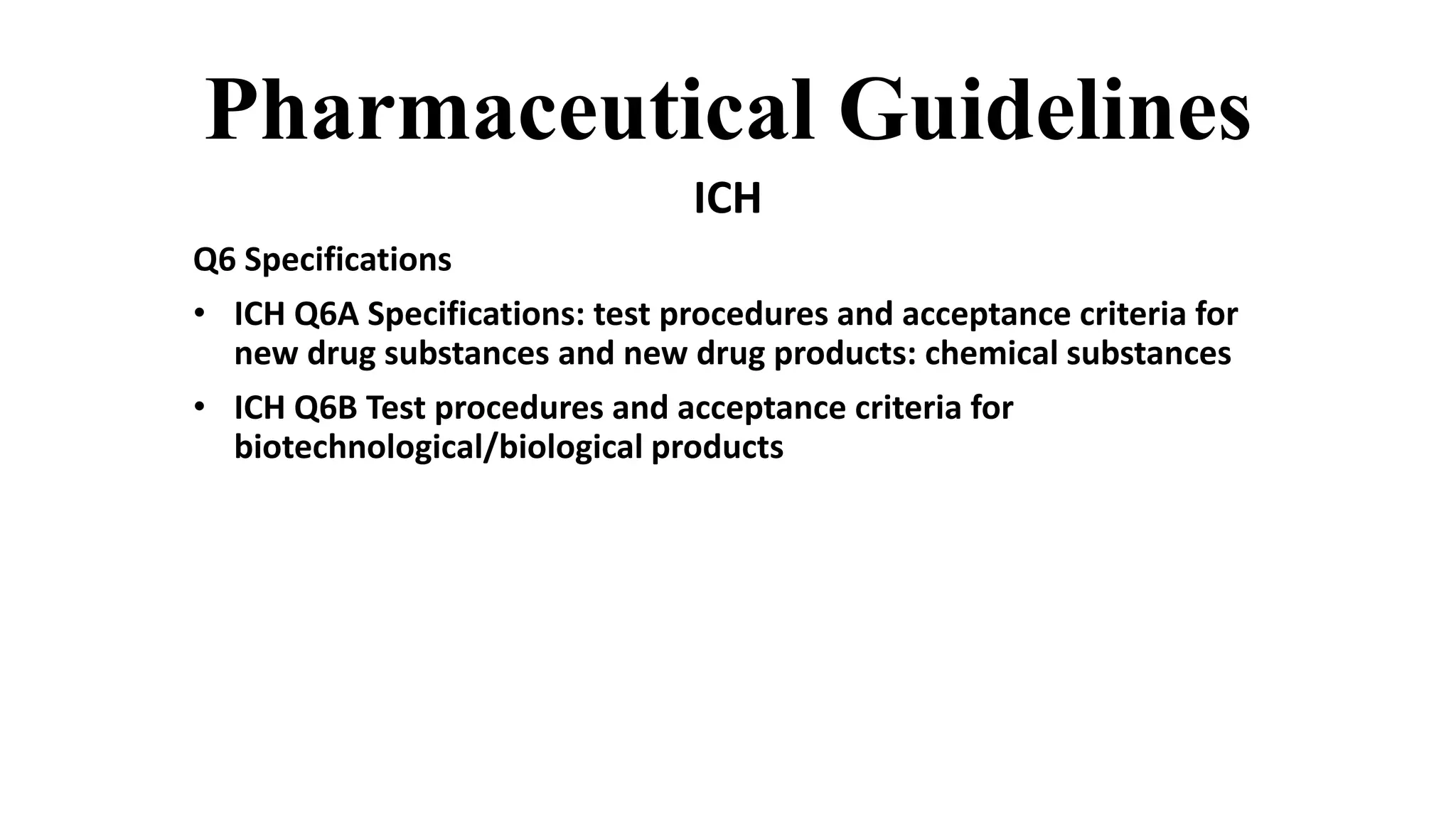 Pharmaceutical Guidelines | PPTX