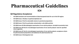 Pharmaceutical Guidelines | PPTX