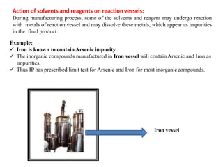 Pharmaceutical impurities | PPTX