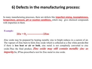 Pharmaceutical impurities | PPTX