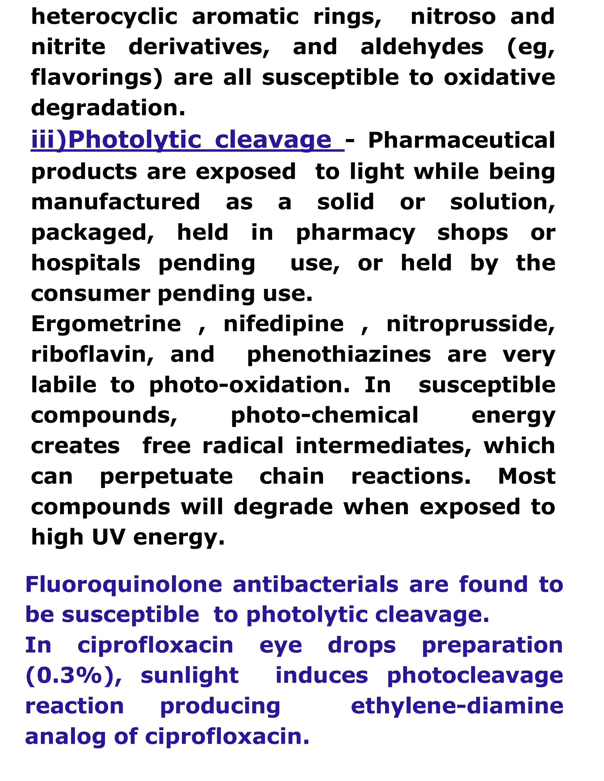 Pharmaceutical impurities classification, detection & characterization. | PDF