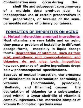 Pharmaceutical impurities classification, detection & characterization ...