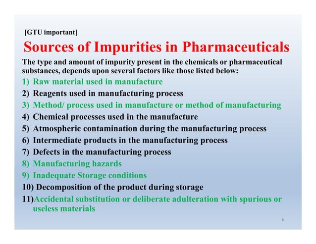 Pharmaceutical impurity and limit test_by_Raju_Yadav_M.S._Pharm_NIPER ...
