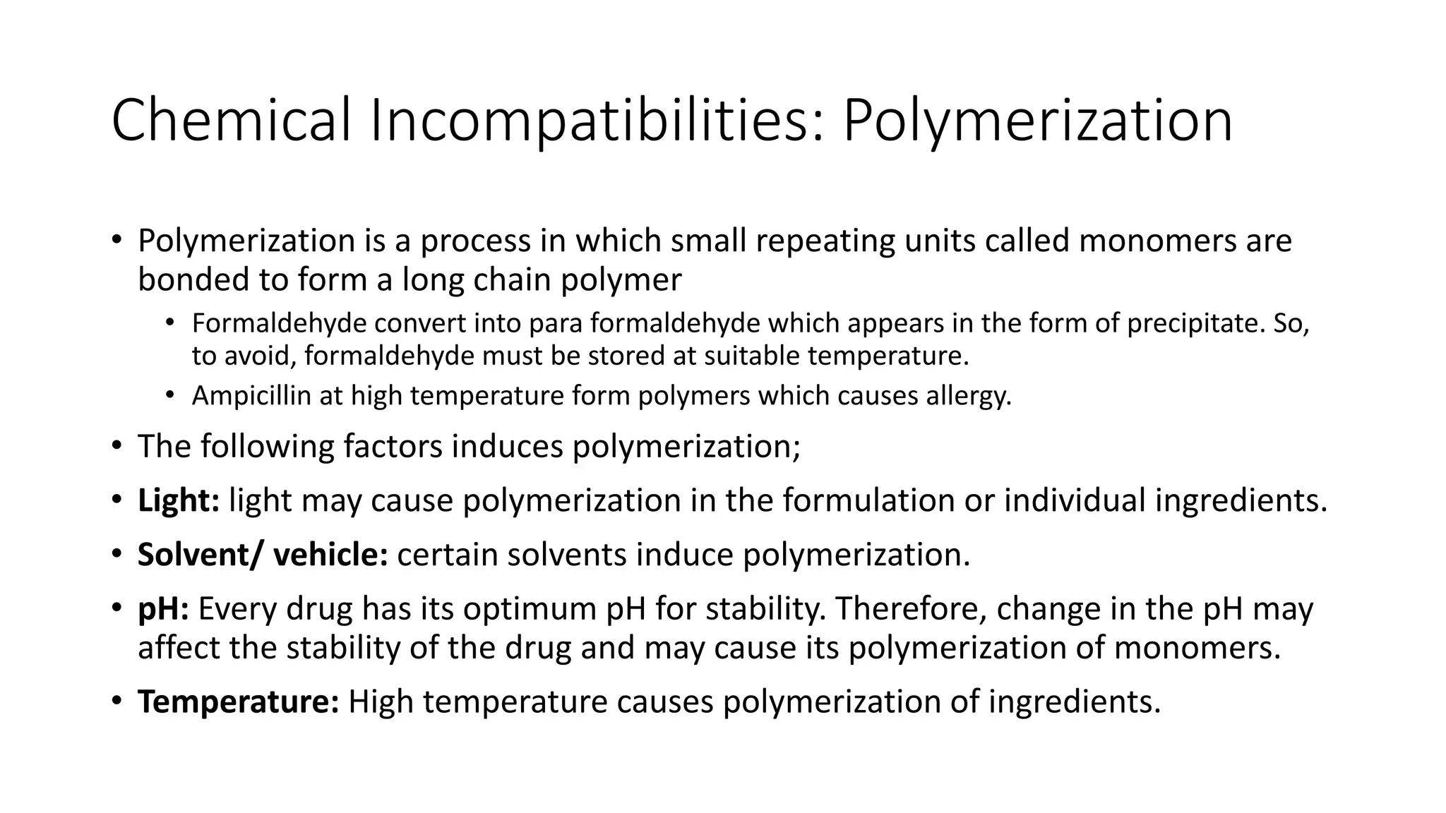 Pharmaceutical incompatibilities | PPTX